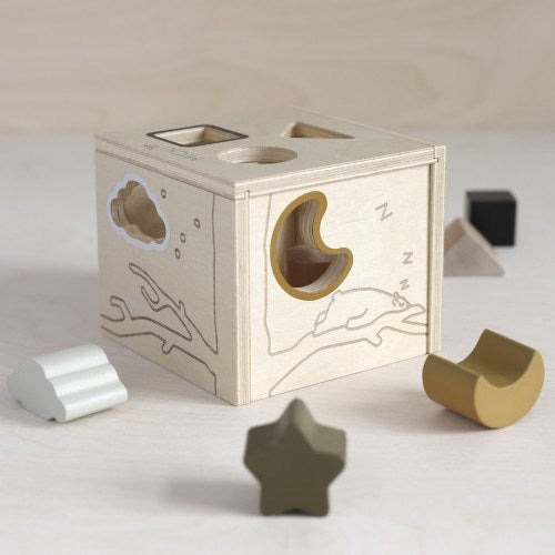 Micki Premium Wooden Sorting Box 7 Pcs Evermore Toys