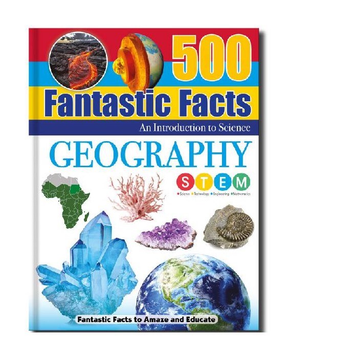 500 Fantastic Facts Introduction to Geography Book | Evermore Toys