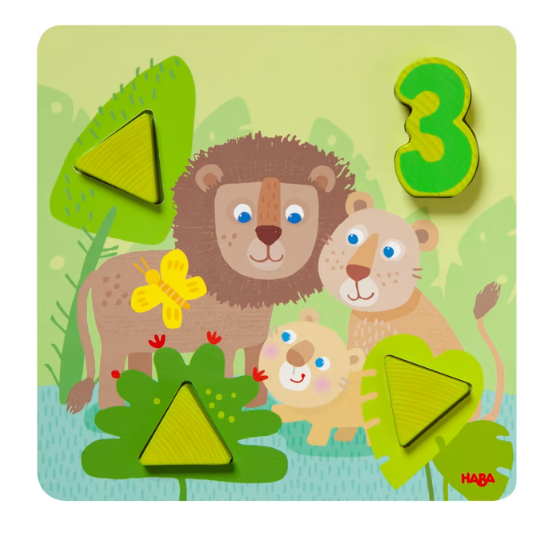 HABA Inset Puzzles Wild Animals | Evermore Toys